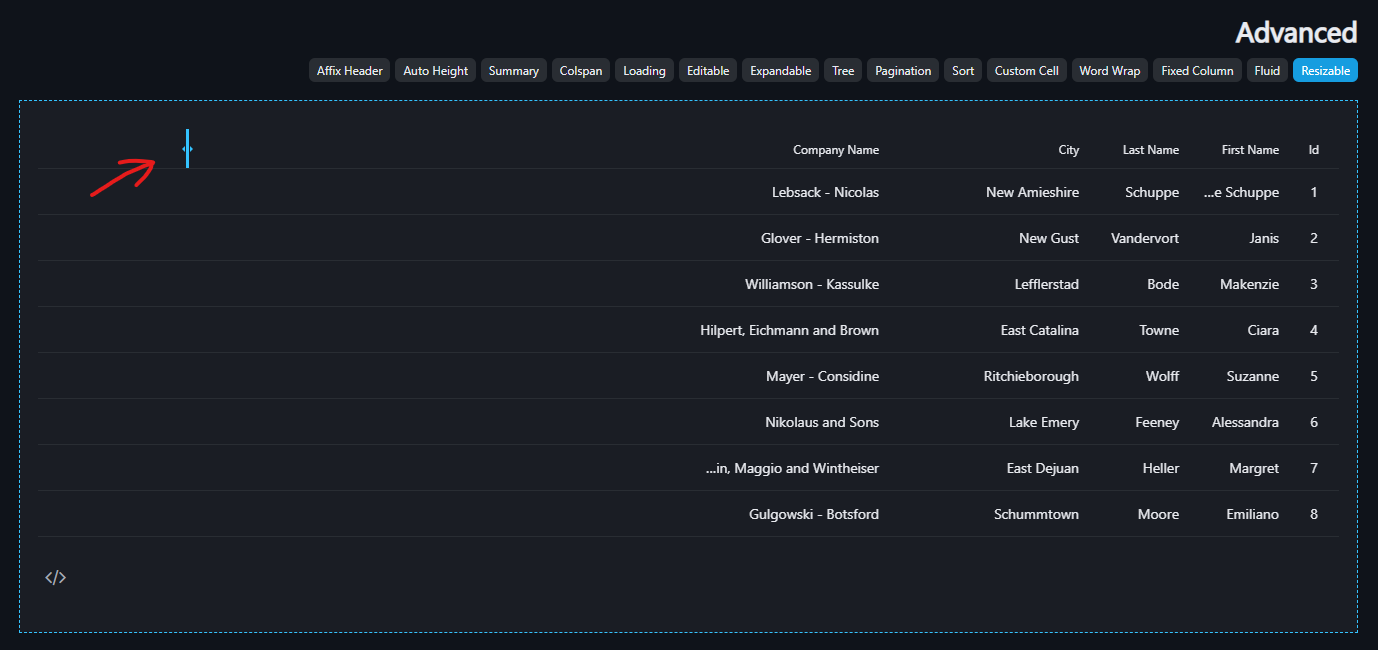 Table Resizable Column Bug | RTL · Issue #778 · rsuite/rsuite · GitHub