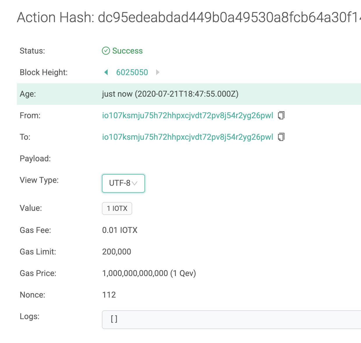 send data field is not captured · Issue #1396 · iotexproject/iotex ...