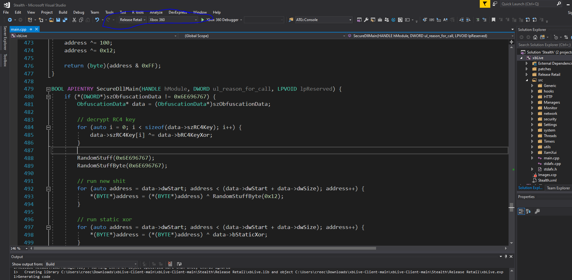 This one doesn't seem to want to compile · Issue #1 · silent06/xbLive-Client · GitHub