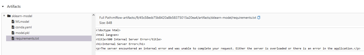 [BUG] IsADirectoryError while selecting Azure artifact in the UI · Issue #5856 · mlflow/mlflow ...