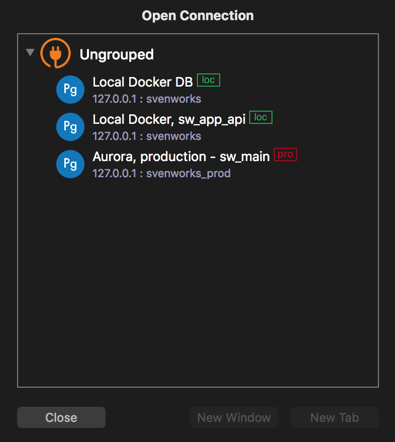 Combine "New connection" and "Show connection" forms · Issue #478 · TablePlus/TablePlus · GitHub