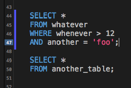 Allow color theme customizations for SQL Query editor · Issue #690 ...
