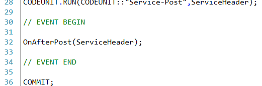 [Event Request] Codeunit 5979 - OnAfterPost · Issue #340 · microsoft/ALAppExtensions · GitHub