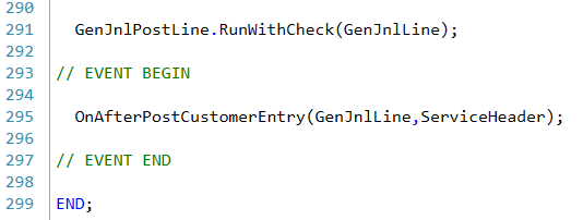 [Event Request] Codeunit 5987 - OnAfterPostCustomerEntry · Issue #417 ...
