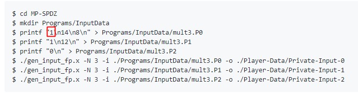 Make Mp Spdz With Out Of The Bounds Error · Issue 1 · Data61mp Spdz
