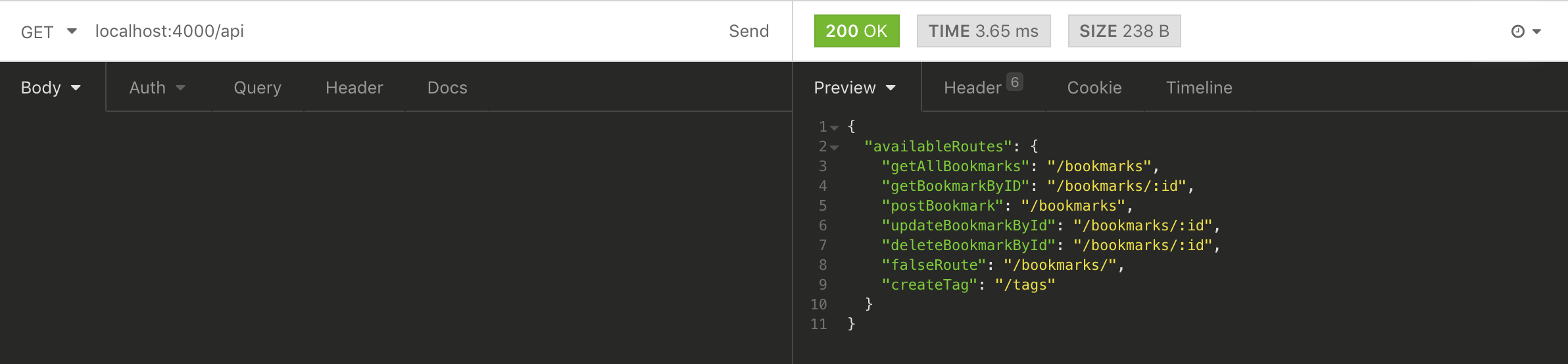 GitHub - DCI-fbw11/bookmark-api