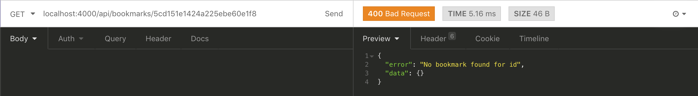 GitHub - DCI-fbw11/bookmark-api