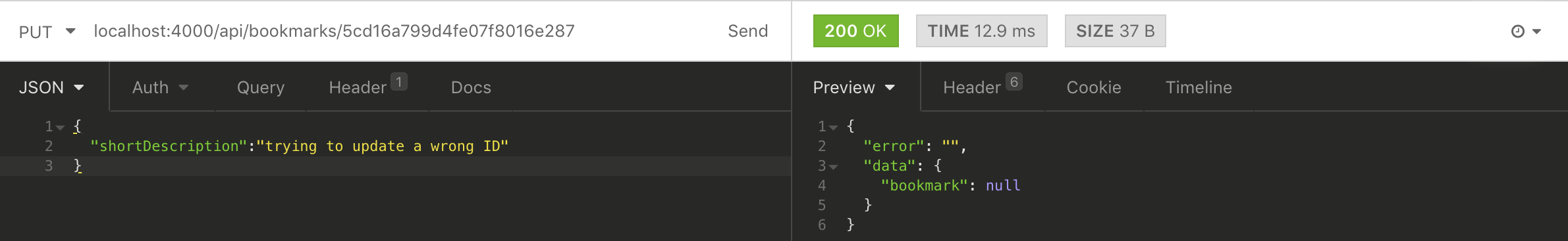 GitHub - DCI-fbw11/bookmark-api