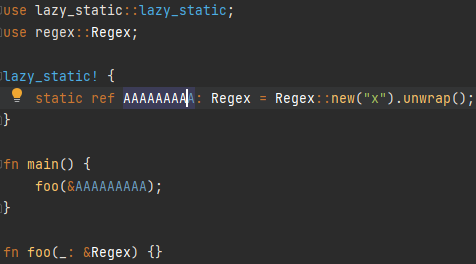 Highlighting issues with `lazy_static!` declarations · Issue #9483 · intellij-rust/intellij-rust ...