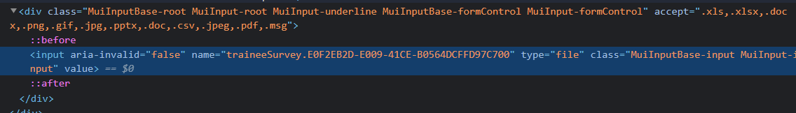 SimpleFileUpload inputProps get overwritten if passed · Issue #98 · stackworx/formik-mui · GitHub