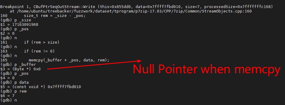 A Null Pointer dereference In NCompress::CCopyCoder::Code · Issue #130 · p7zip-project/p7zip ...