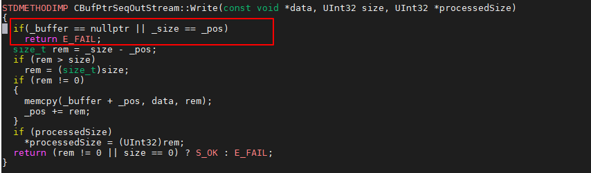A Null Pointer dereference In NCompress::CCopyCoder::Code · Issue #130 · p7zip-project/p7zip ...