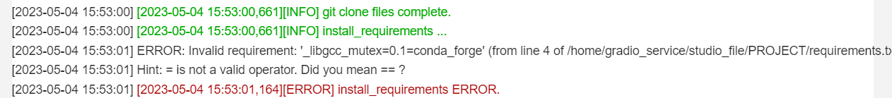 创空间发布时，允许使用conda进行应用依赖安装和管理 · Issue #287 · modelscope/modelscope · GitHub
