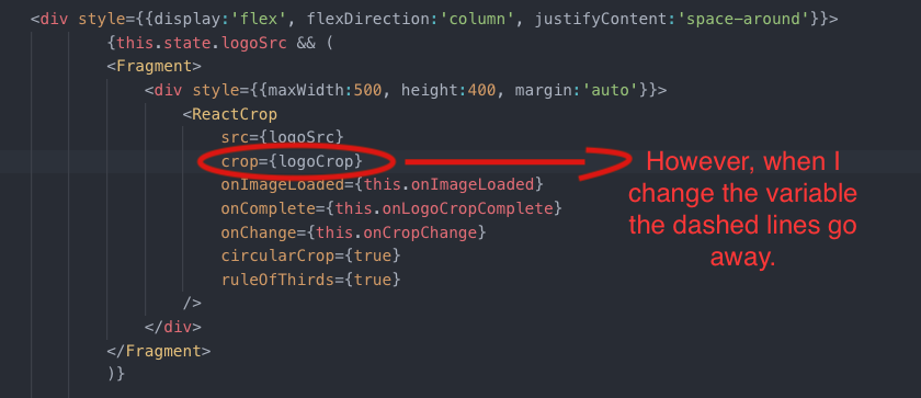 Any variable other than "crop" and the dashed lines/functionality go away · Issue #309 ...