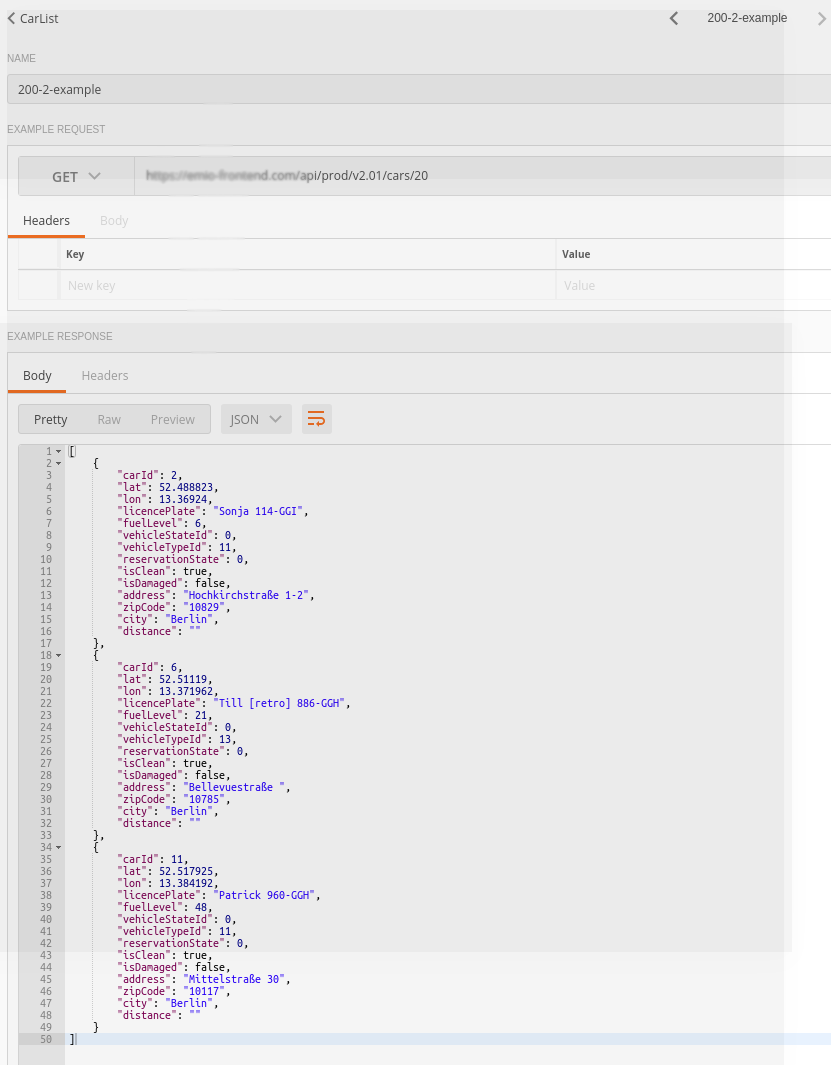 Saved Examples in Postman Collection are not accurately matched for ...