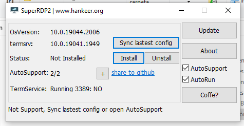 10.0.19044.2006 not support? · Issue #195 · anhkgg/SuperRDP · GitHub