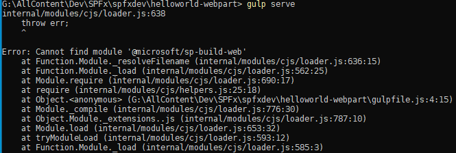 SPFx Yeoman Generator Errors and Warnings, Build Fails · Issue #4236 · SharePoint/sp-dev-docs ...