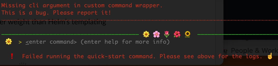 Custom Commands Broken In Dev Console · Issue 4647 · Garden Iogarden 5644