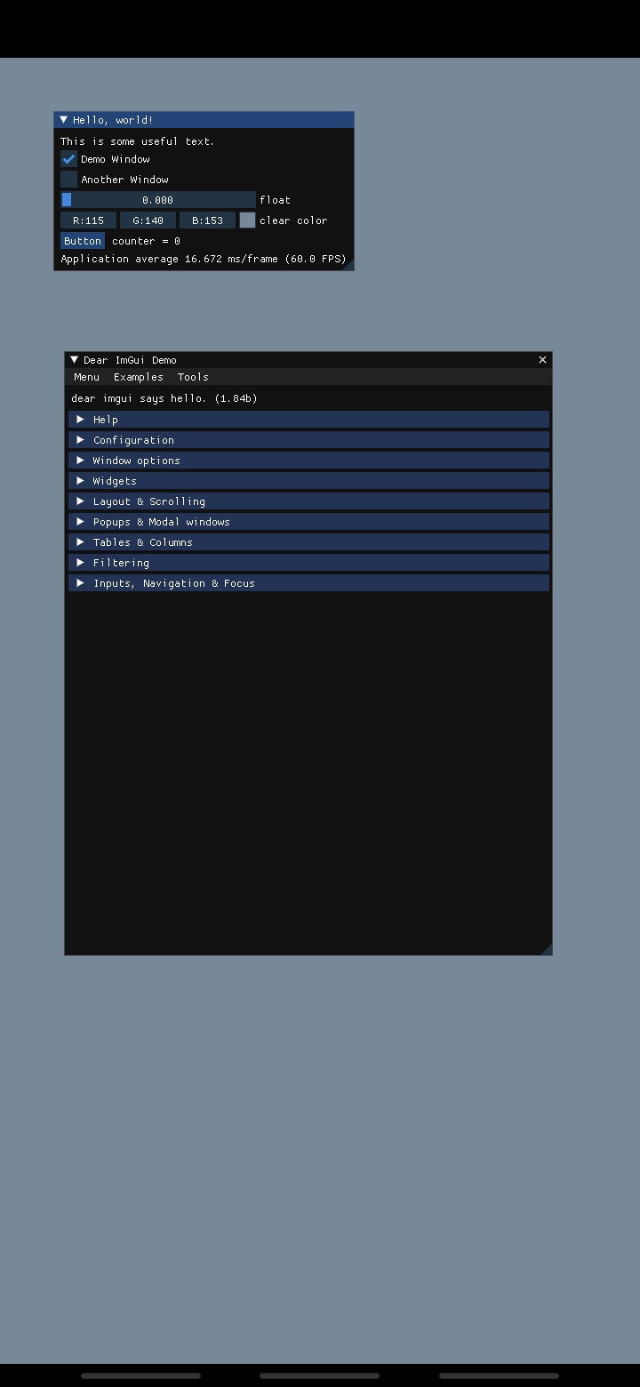 Sdl2 Opengl 3 Es Android Weird Xs · Issue 4456 · Ocornutimgui · Github 