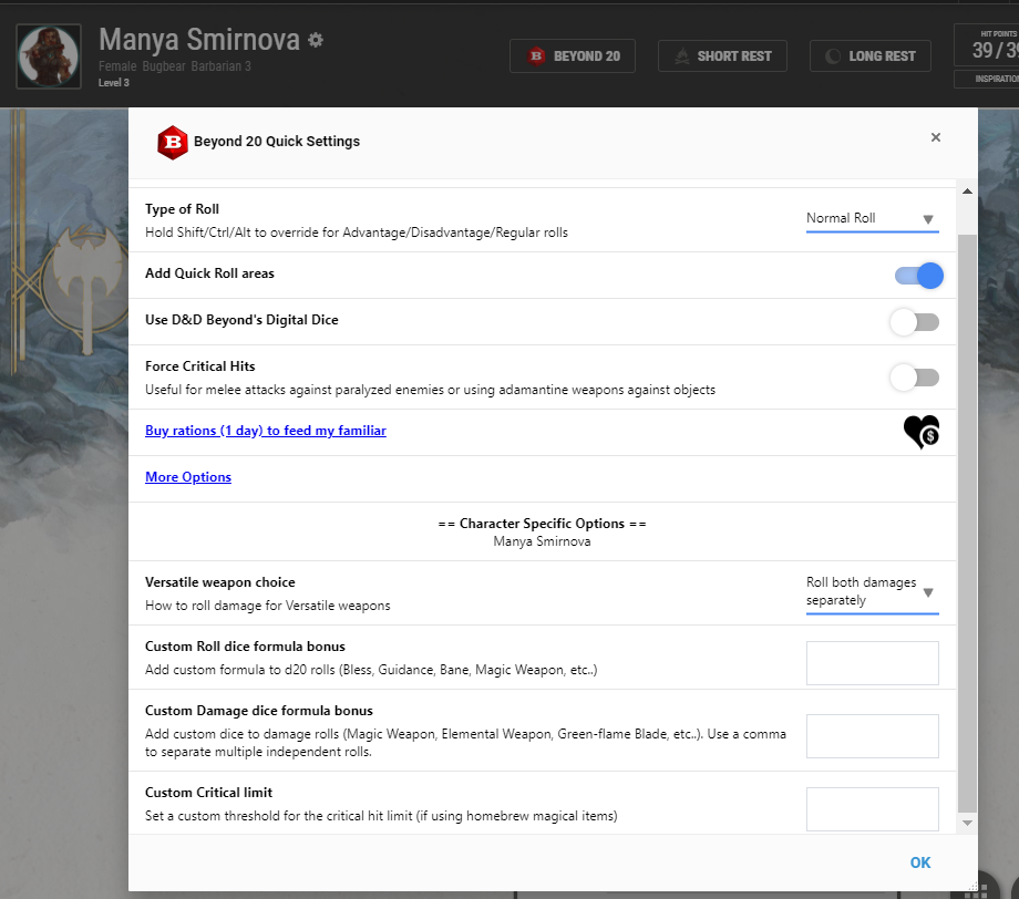 Rage Toggle · Issue #649 · kakaroto/Beyond20 · GitHub