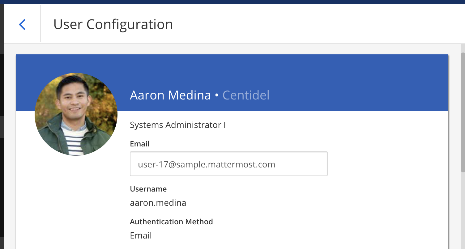 Add ID label to user detail page · Issue #11718 · mattermost/mattermost ...