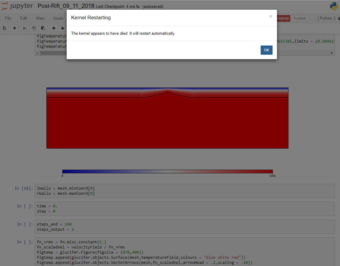 Jupyter kernel dies and does not resume · Issue #343 · underworldcode ...