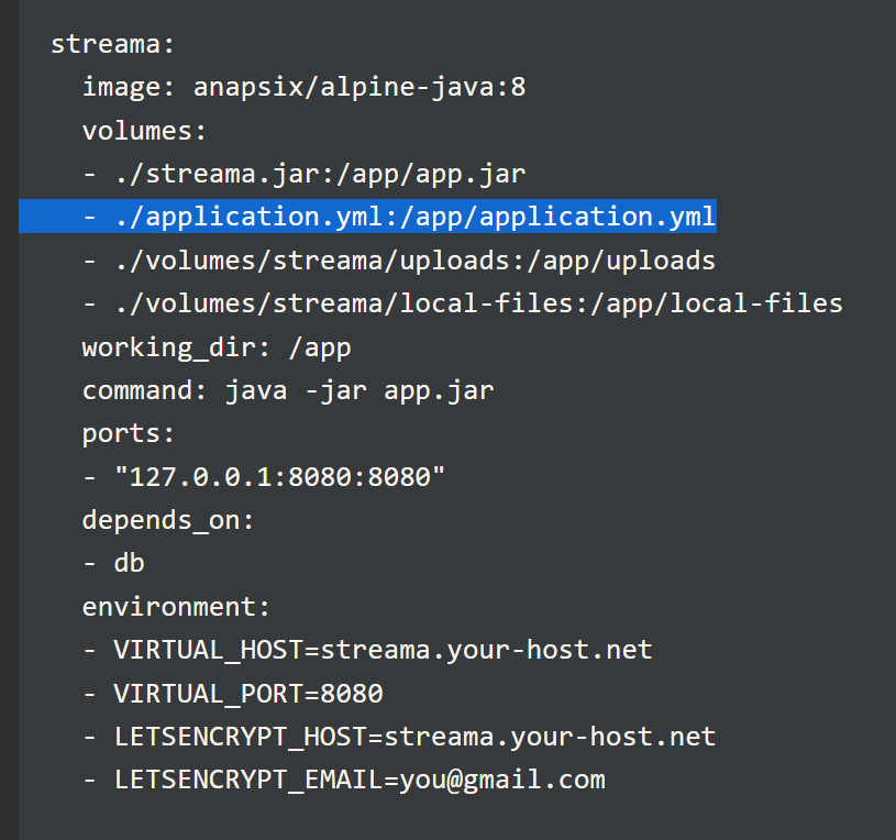 Ability to pass configuration file on the command line · Issue #1073 · streamaserver/streama ...