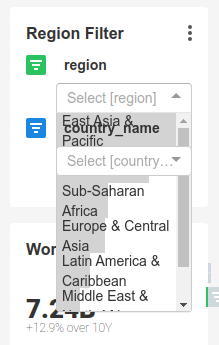filter box: drop down menu appears beneath other filter boxes · Issue ...