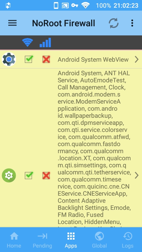 Internet Blocking (Wi-Fi/Cellular Data) · Issue #80 · TrackerControl/tracker-control-android ...