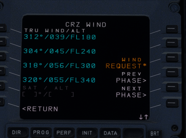 [MCDU] Wind request does not affect Trip wind on INIT B | Wind request ...