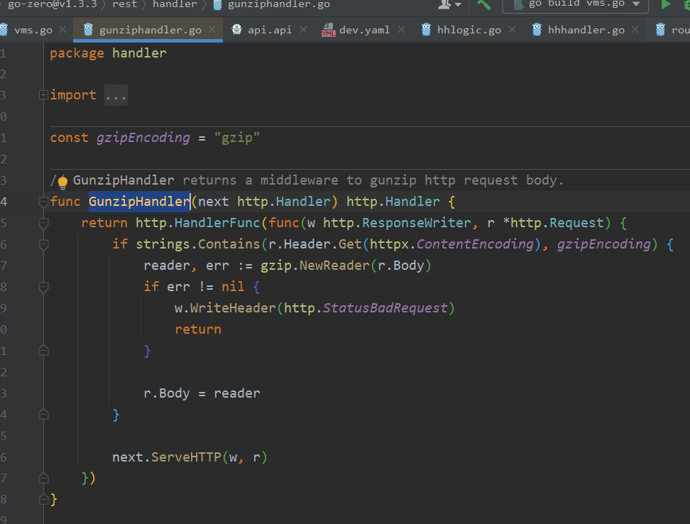GunzipHandler can not compress responsewriter,Most web frameworks support compress ...