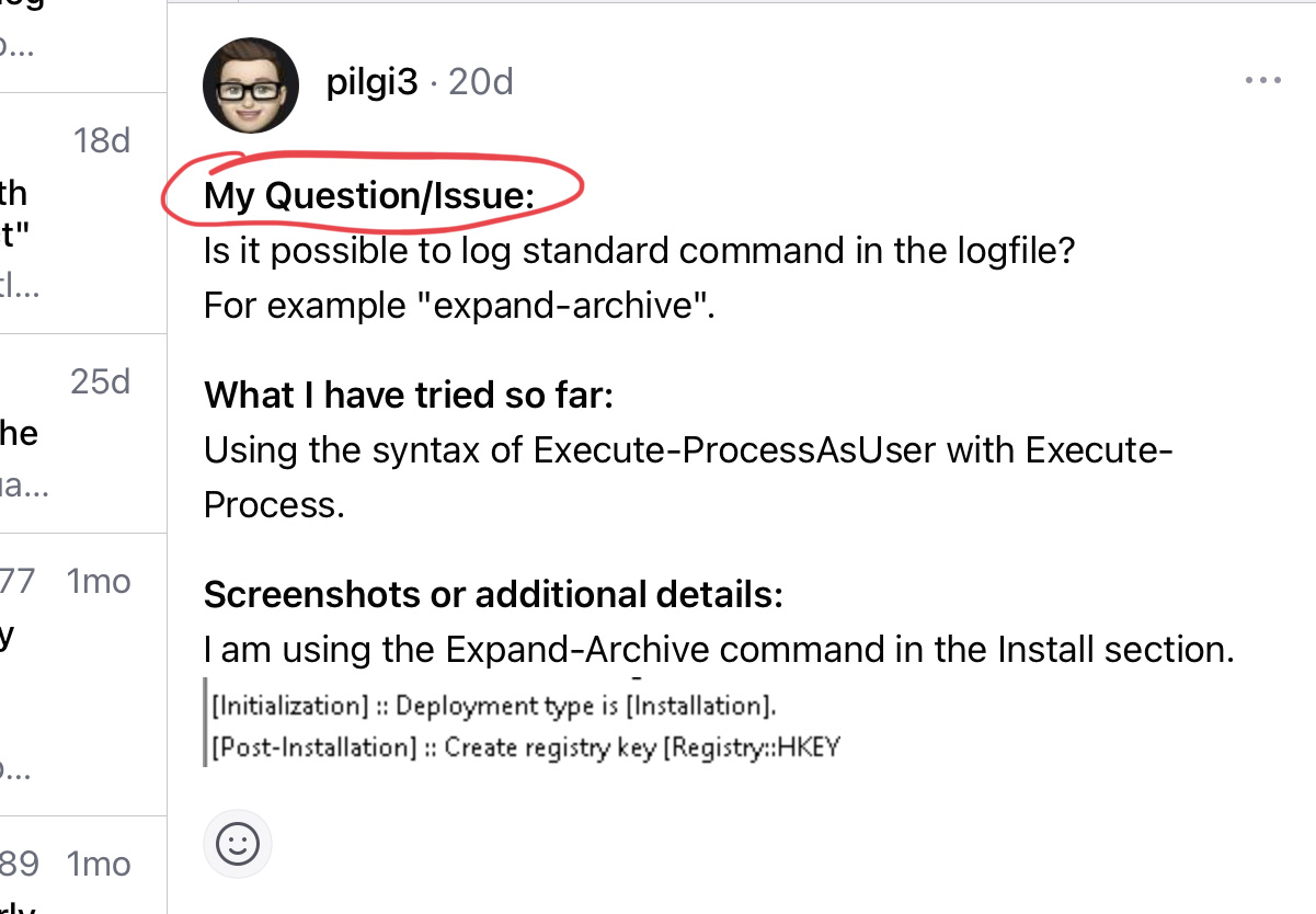 Logging for non PSADT commands · Issue #654 · PSAppDeployToolkit/PSAppDeployToolkit · GitHub