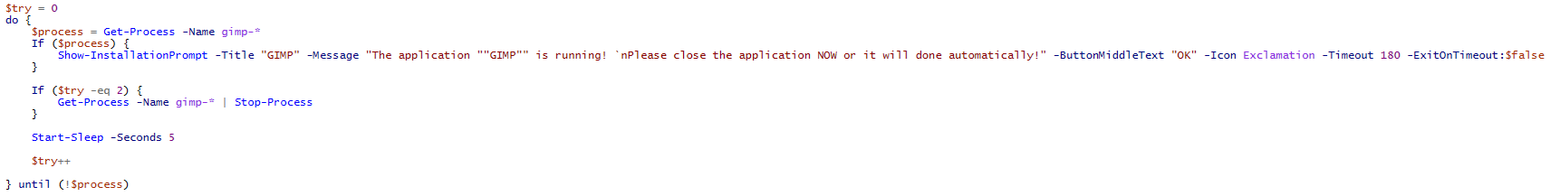 "Show-InstallationWelcome -CloseApps" support wildcards · Issue #674 · PSAppDeployToolkit ...