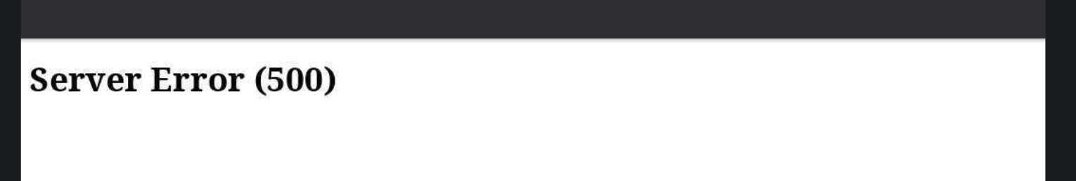 [Question] There is some way to get internal error on auth endpoint ...