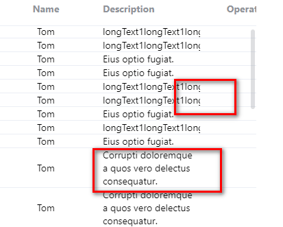[Component] [table-v2] el-table-v2 动态高度行功能，当 数据中不包含空格时，cell数据不会换行（被截断），导致每一行高度都一样 · Issue #8983 ...