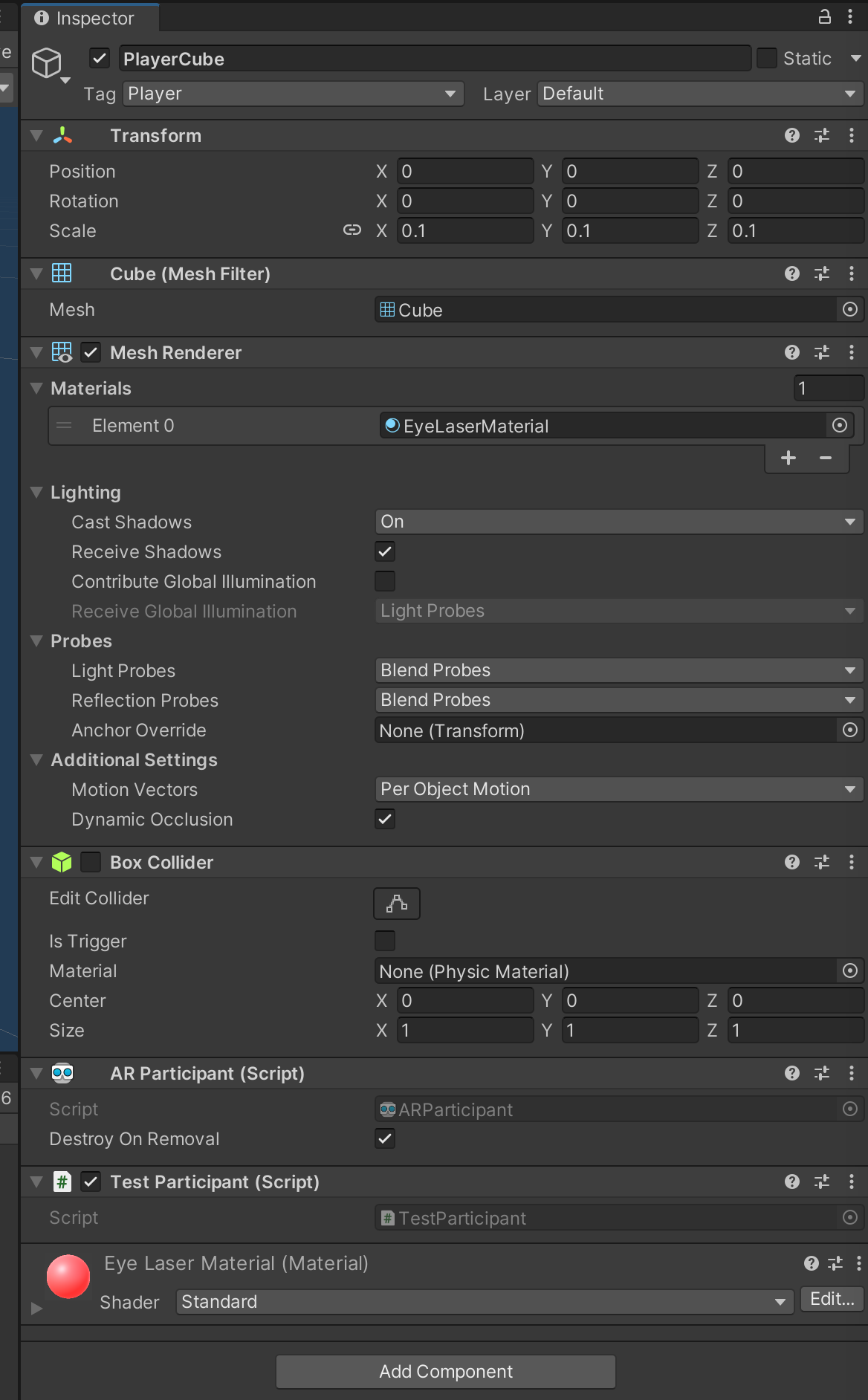 ARParticipant is not working now · Issue #905 · Unity-Technologies ...