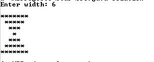 GitHub - GentCH/Print-Star-HourGlass-Java: Print stars of odd numbers in hour glass shape.