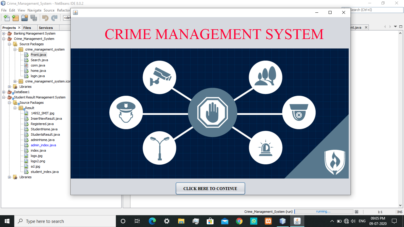 GitHub - PrantikKumarPatra/Crime-Management-System: In this Project we ...
