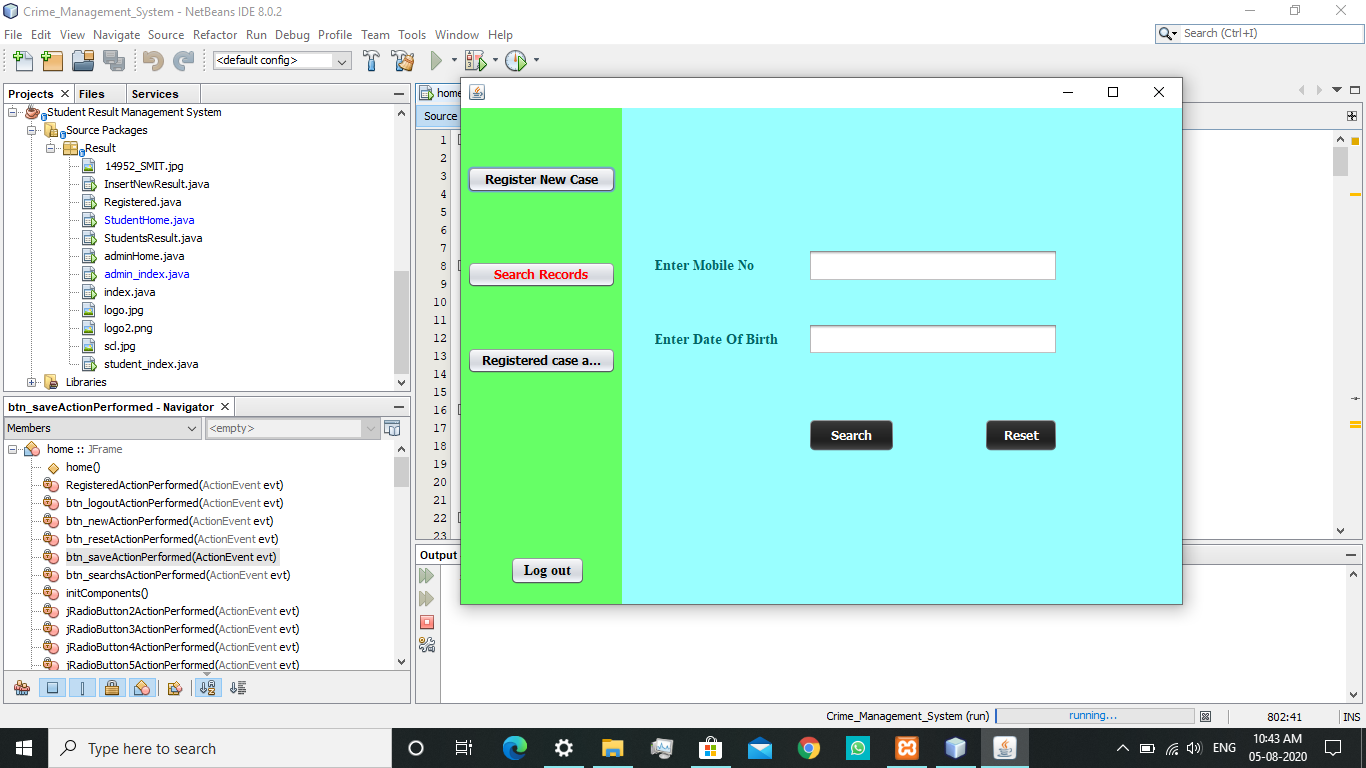 GitHub - PrantikKumarPatra/Crime-Management-System: In this Project we ...