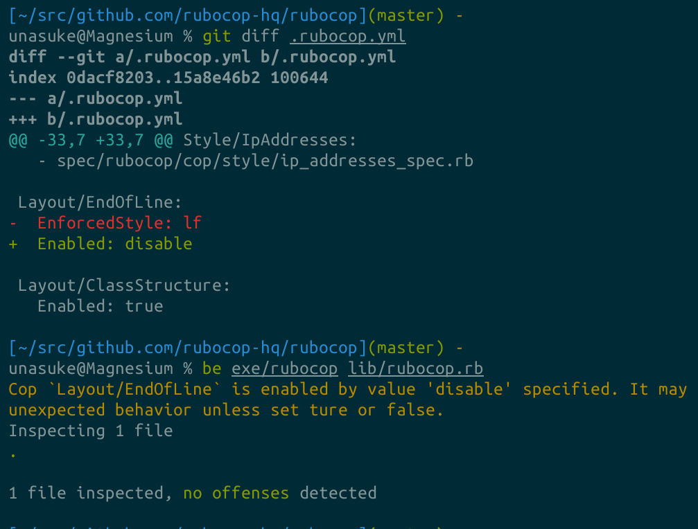 To check the value of "Enabled" in YAML configuration is true or false · Issue #7056 · rubocop ...