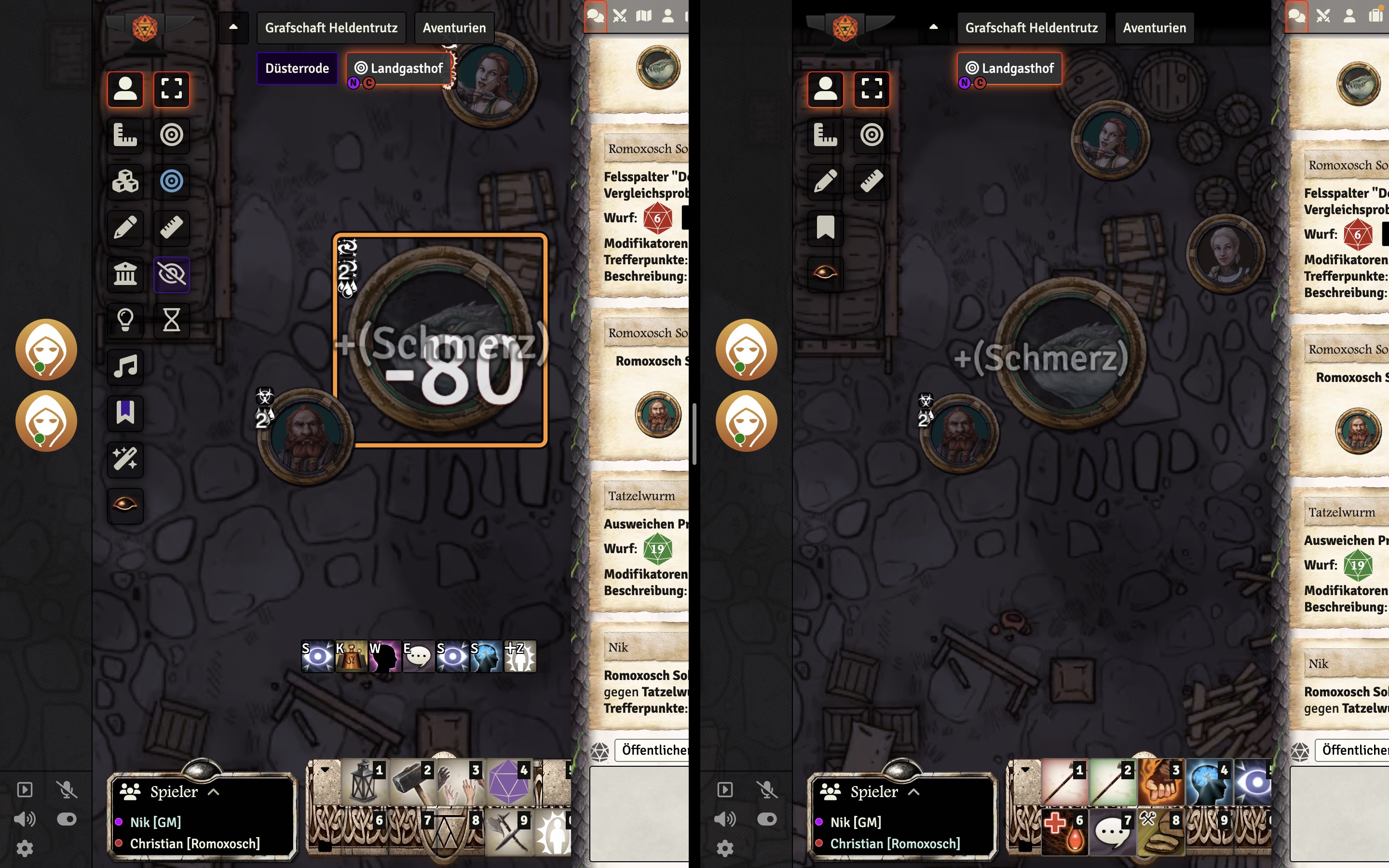 Rollender Statustext trotz "Status Effekte verbergen" · Issue #1414 · Plushtoast/dsa5-foundryVTT ...