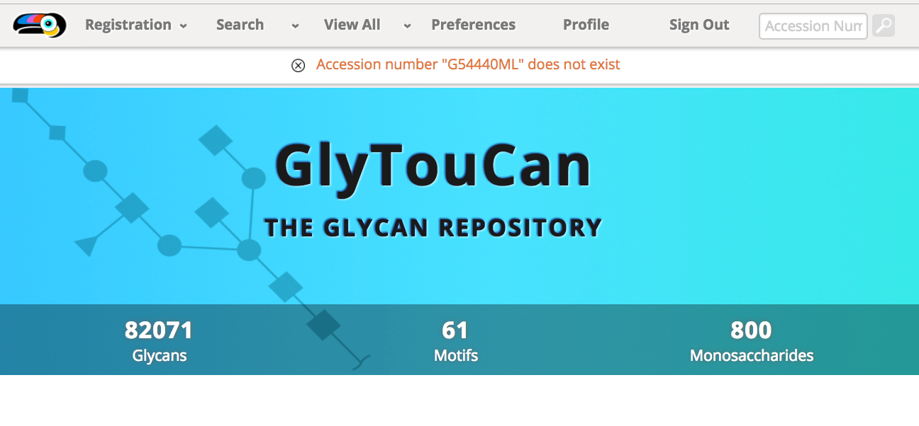 Accession Number G54440ml Does Not Exist · Issue 121 · Glytoucan · Github