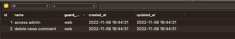 Cannot getting the permissions · Issue #2037 · spatie/laravel-permission · GitHub
