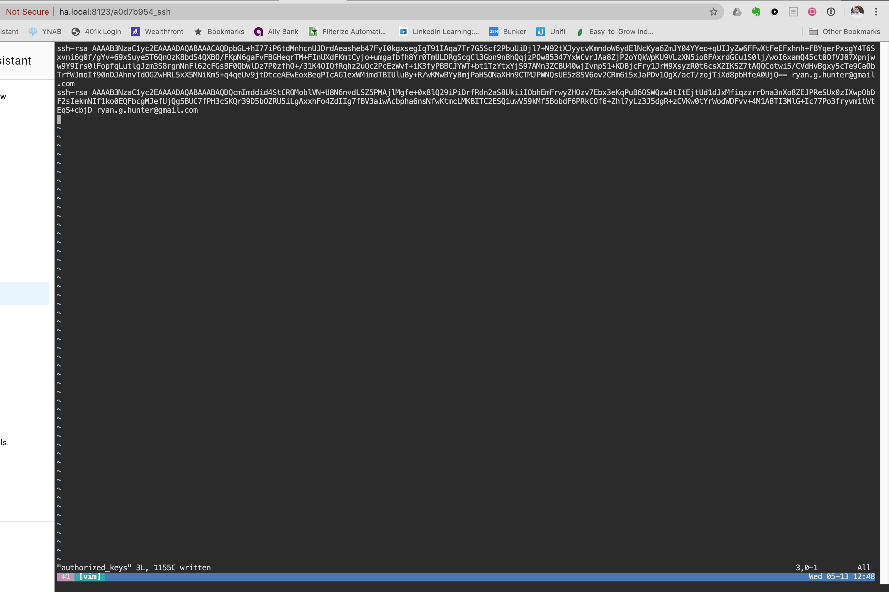 Configurator Saves Malformed Ssh Key · Issue 144 · Hassio Addonsaddon Ssh · Github 7767