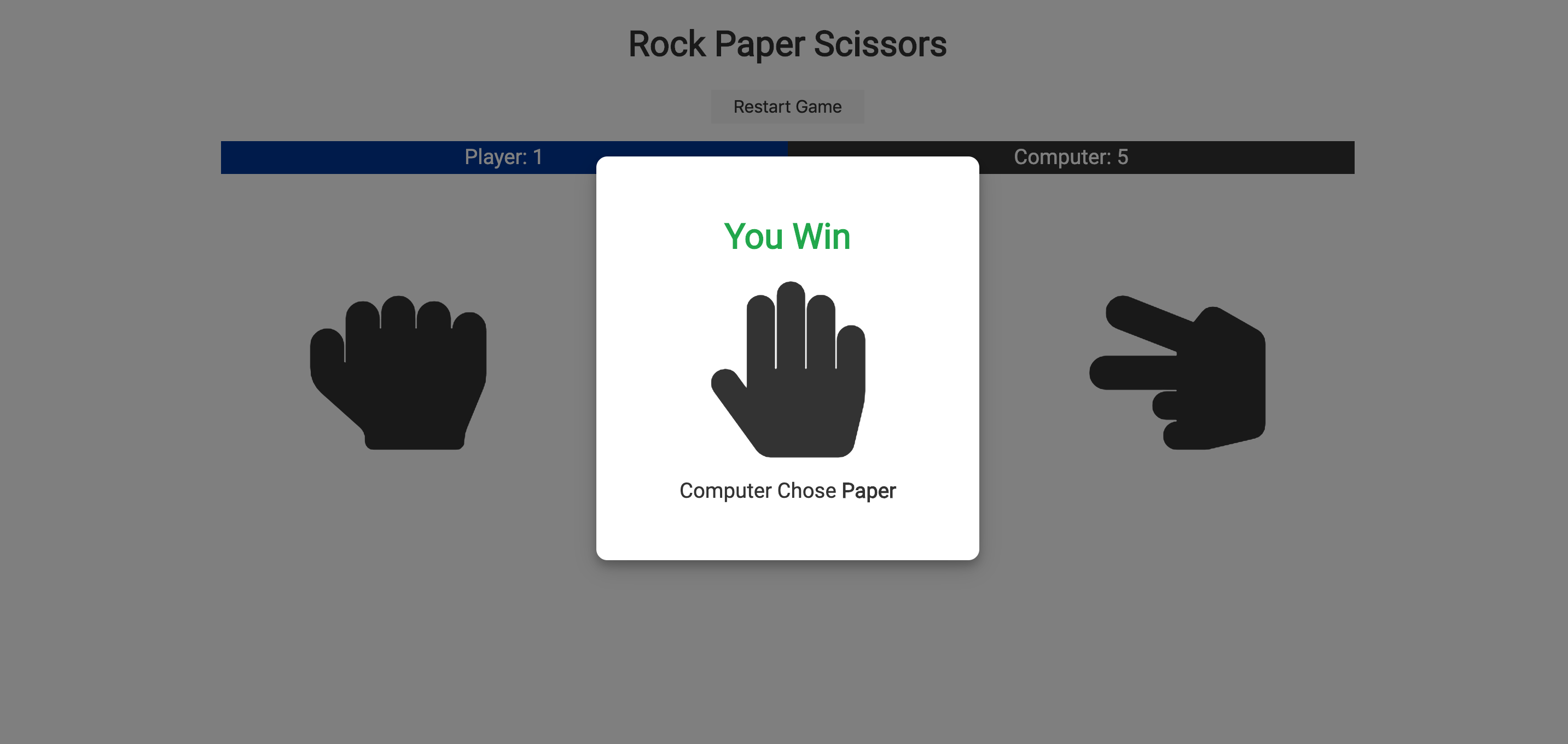 GitHub - SriRamYidala/Rock-Paper-Scissors