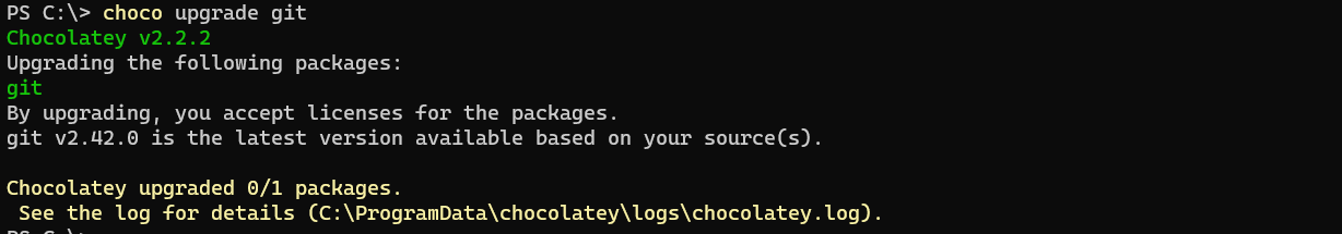 git, git.install - Unhelpful feedback when failing · Issue #2346 · chocolatey-community ...