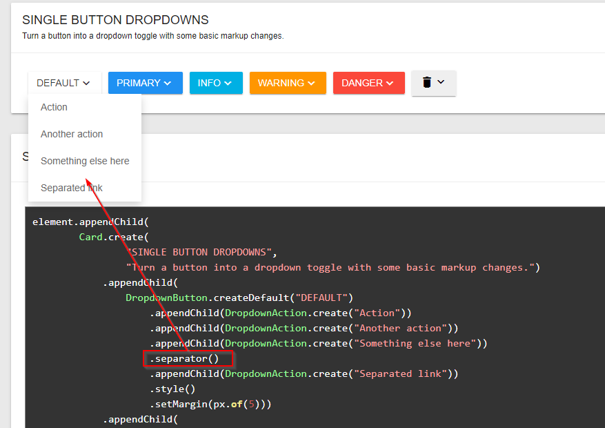 Separator On Dropdownmenu Is Broken · Issue 635 · Dominokit Domino Ui · Github