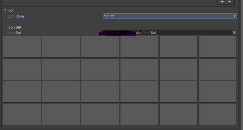 button config script not showing the sprite images and sometimes ...