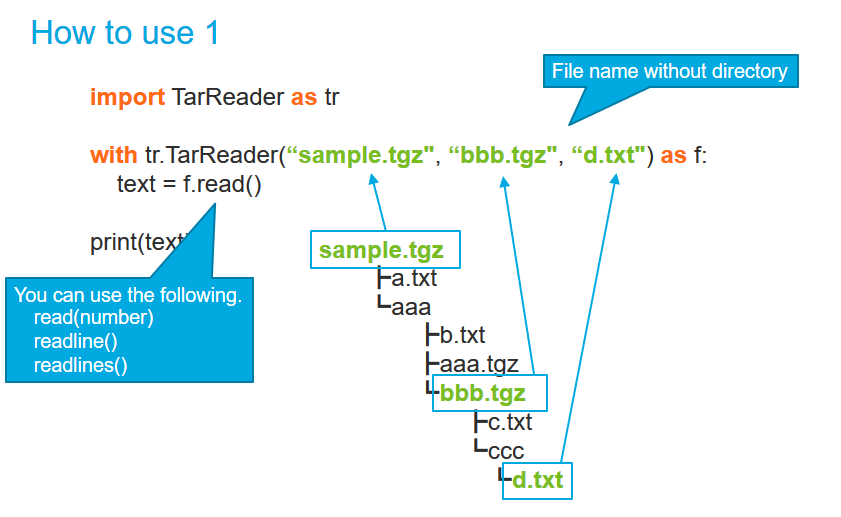 GitHub - aki-tera/023_TarReader