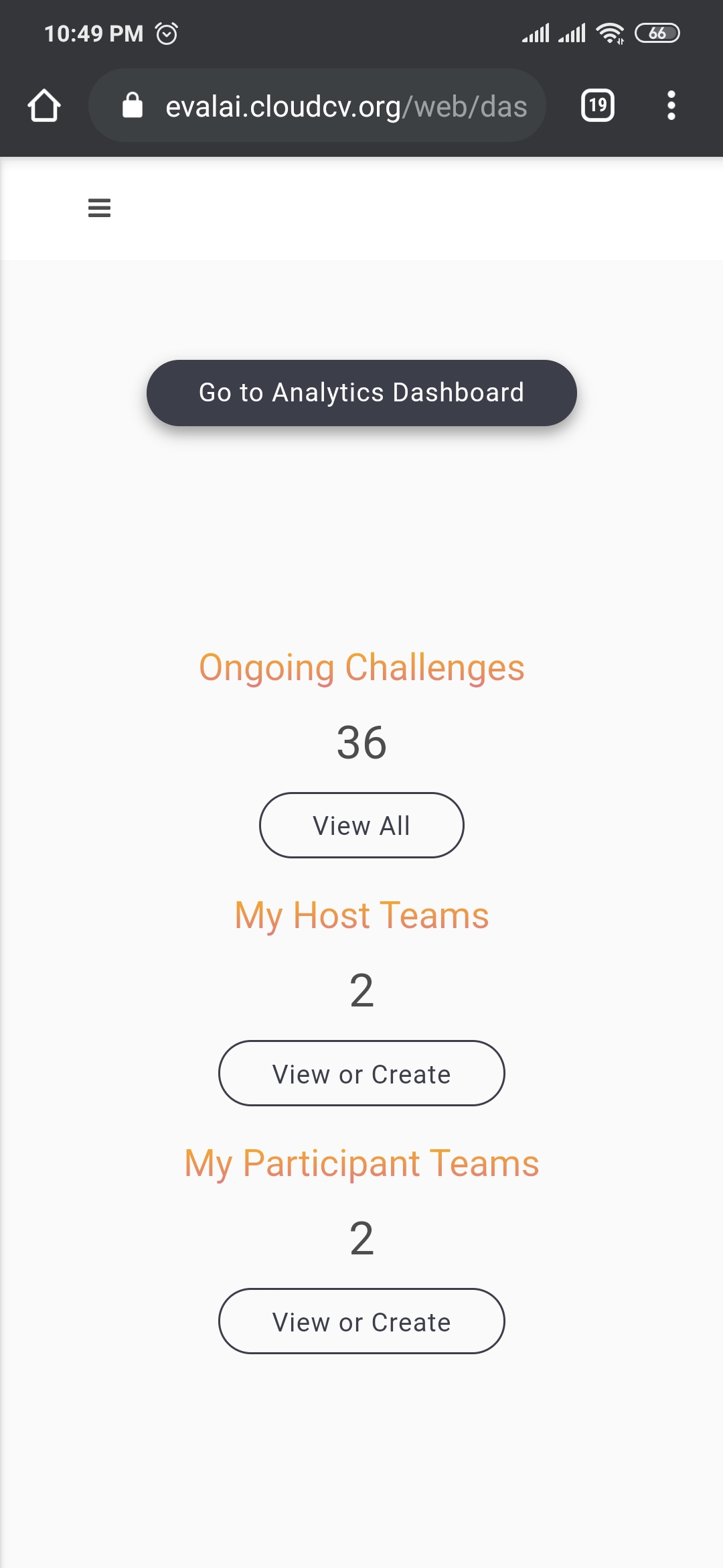 Header Buttons Not behaving as expected on Mobile view · Issue #2553 · Cloud-CV/EvalAI · GitHub